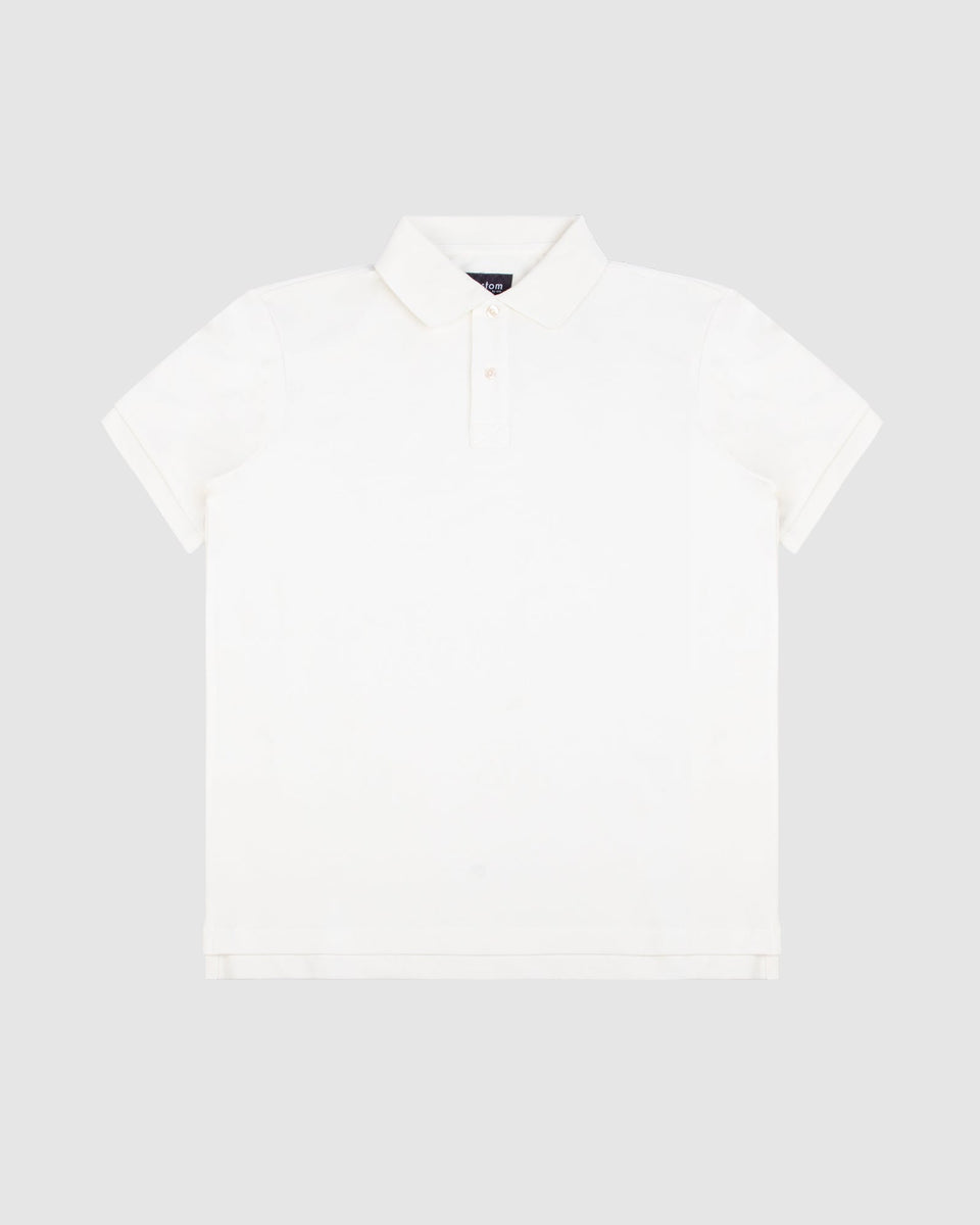 Polo Shirt White – Custom by ORTC