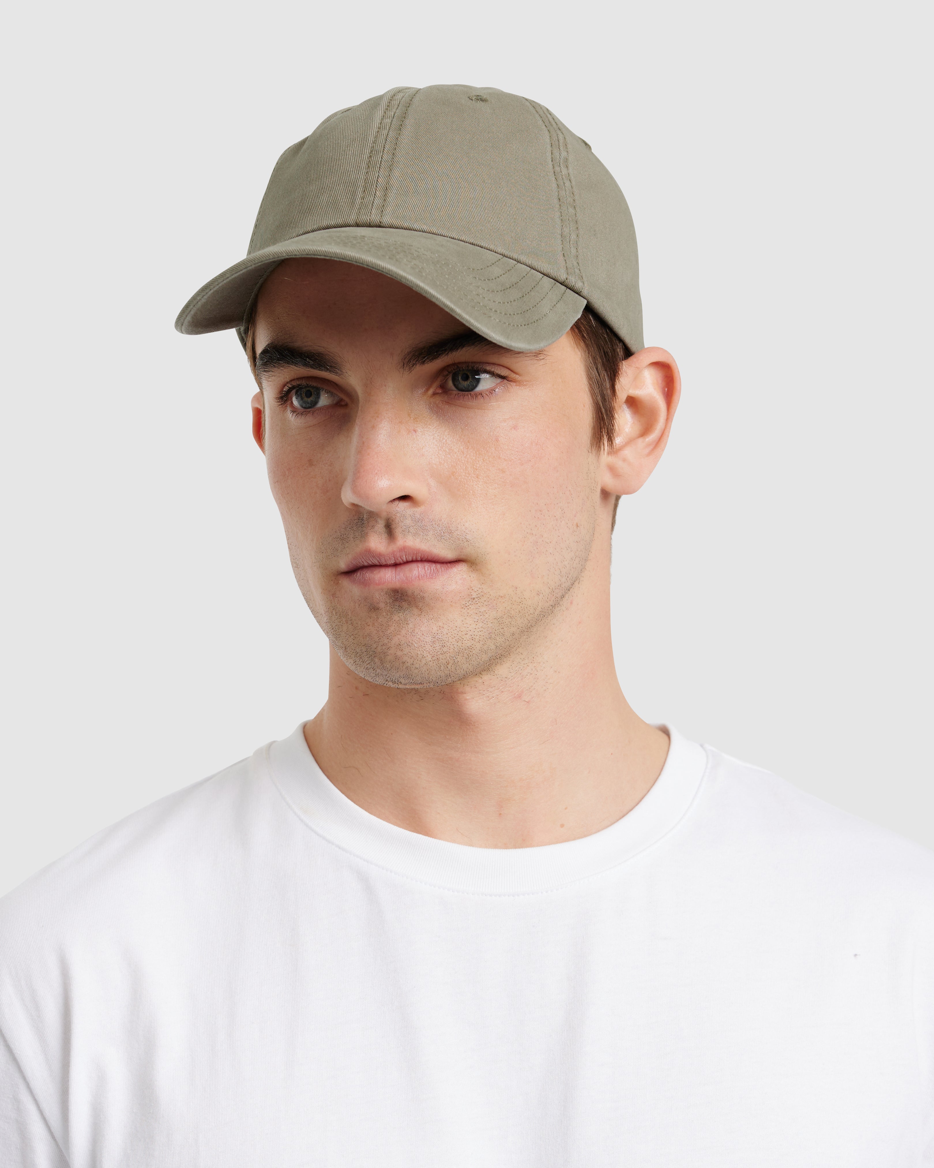 Cotton Twill Cap Light Olive – Custom by ORTC