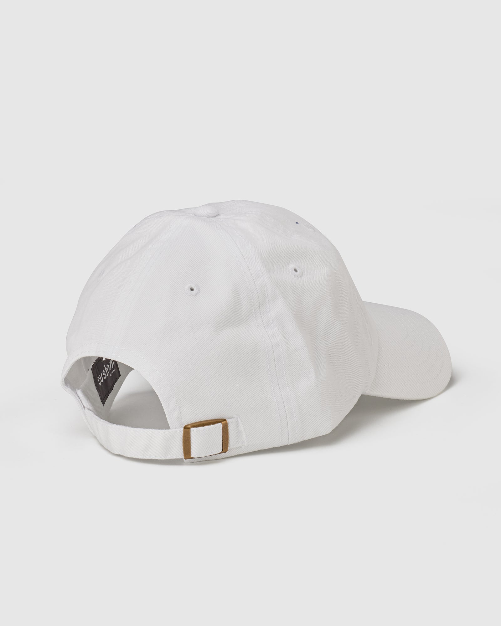 Cotton Twill Cap White – Custom by ORTC