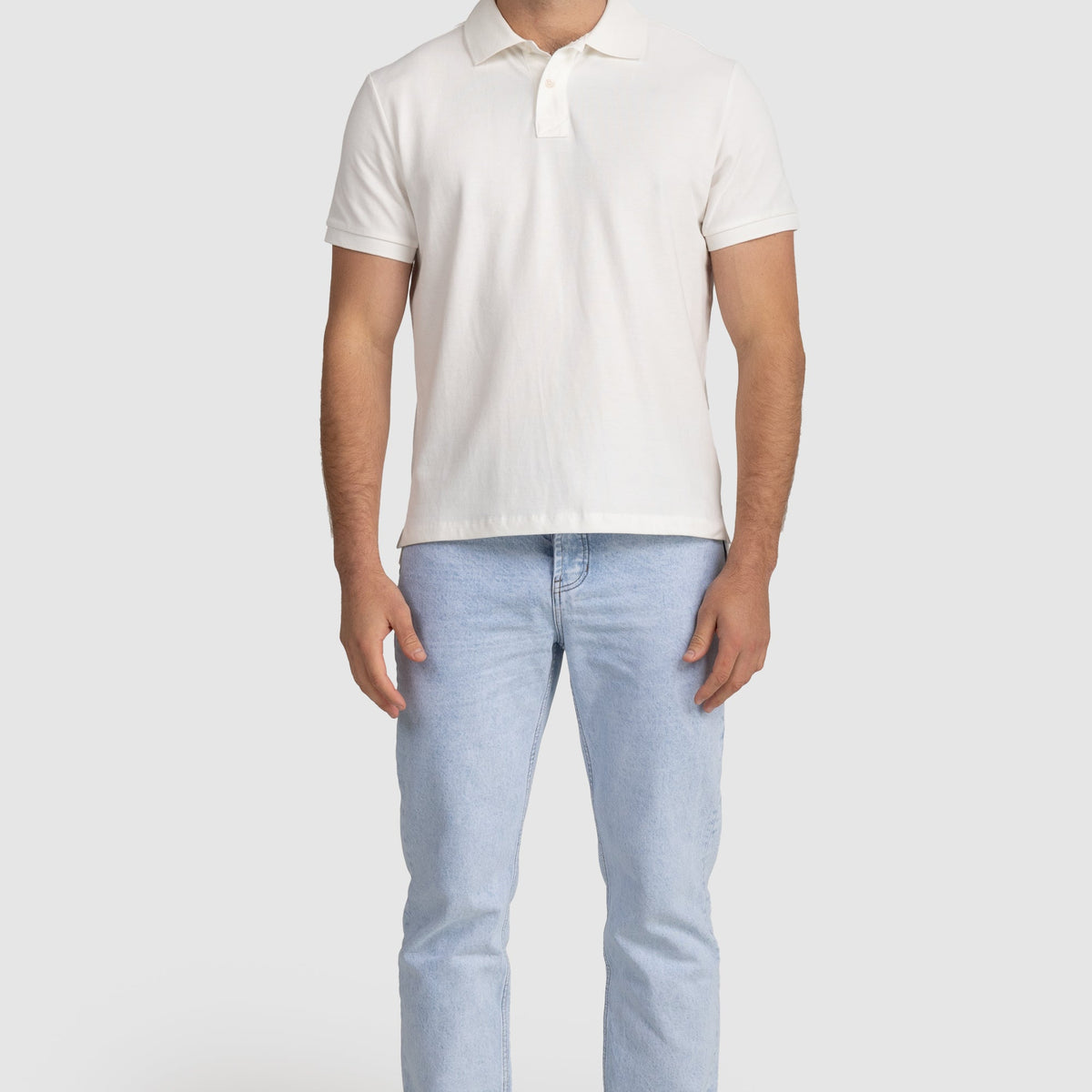 Unisex Polo Shirt Off-White – Custom by ORTC